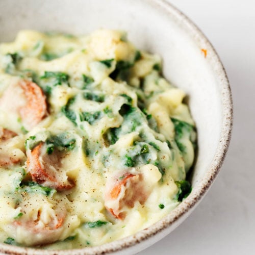 Hearty, Easy Vegan Kale Colcannon | The Full Helping