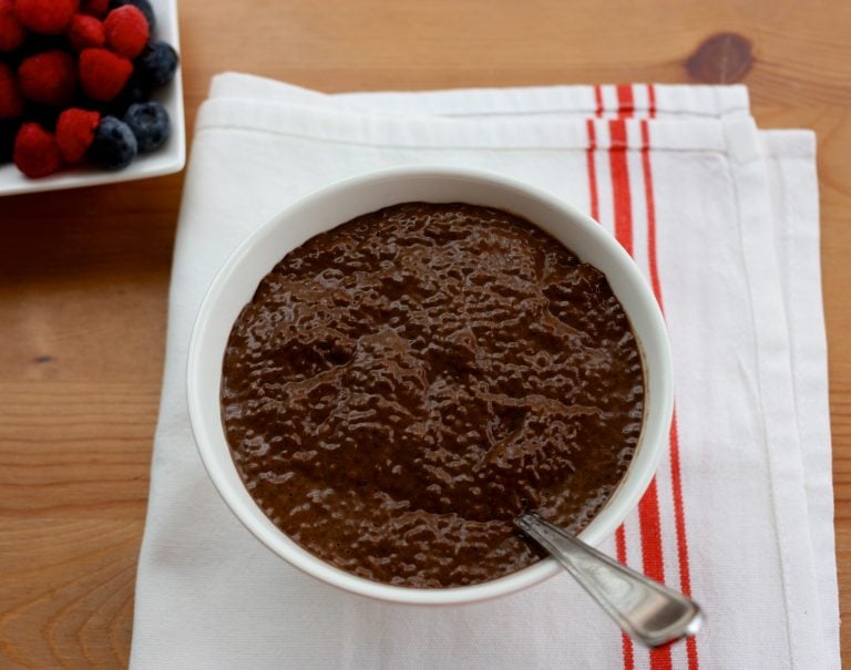 Carob Chia Pudding - The Full Helping