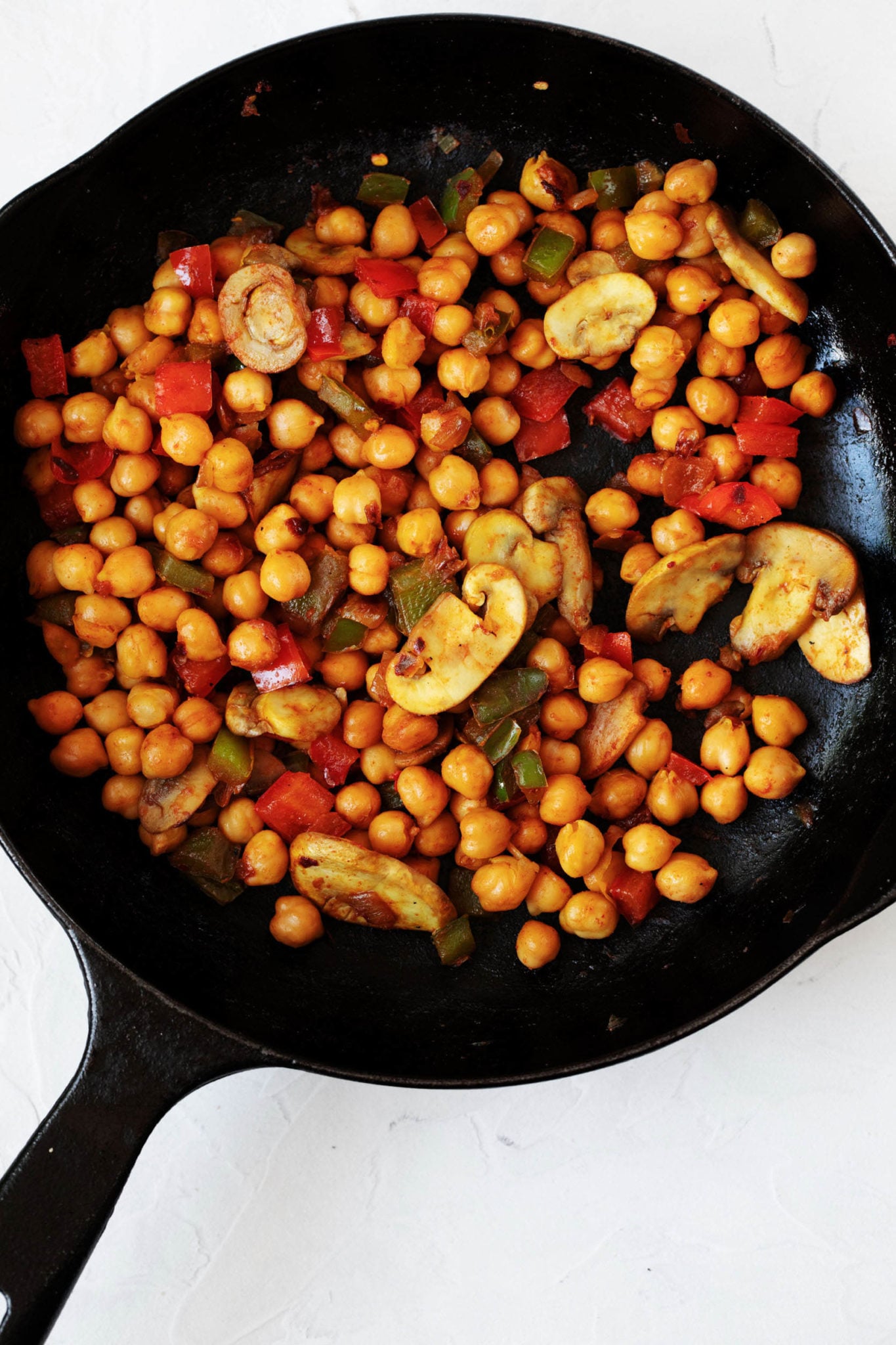Easy Vegan Chickpea Scramble (with Whole Chickpeas) | The Full Helping