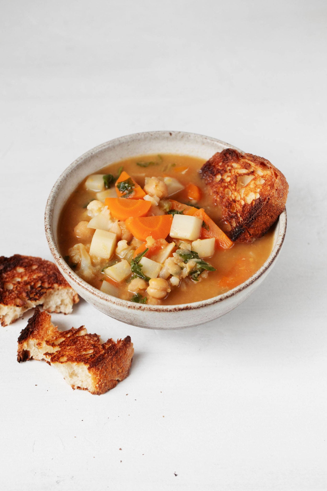 Creamy Chickpea Miso Vegetable Stew | The Full Helping