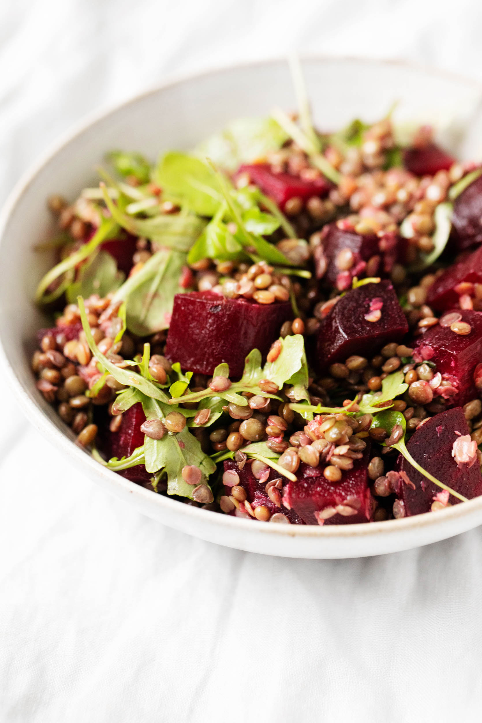 Lentil Beet Salad | The Full Helping