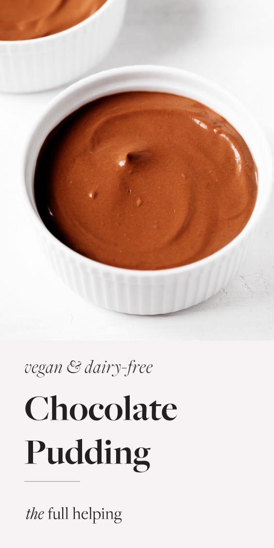 Silken Tofu Chocolate Pudding | The Full Helping