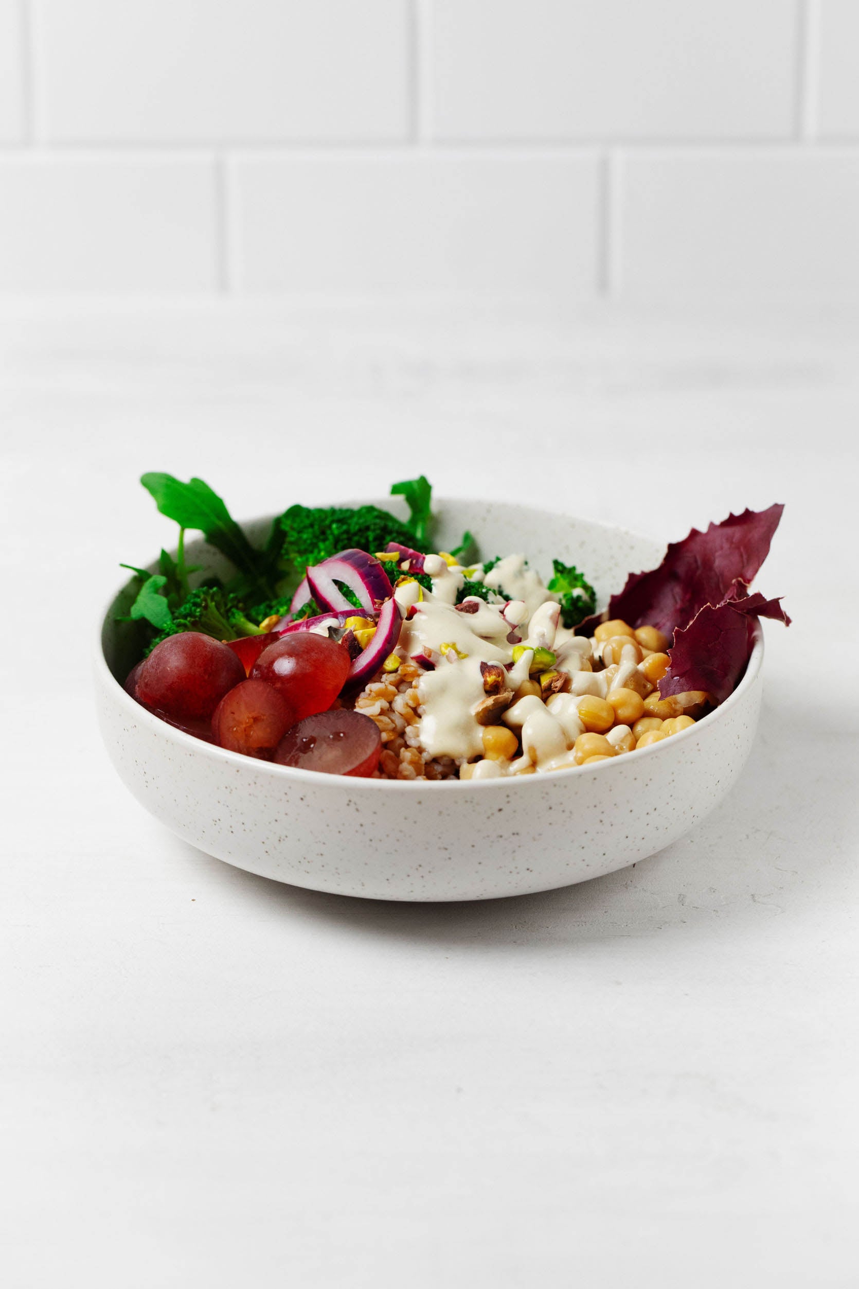 Vegan Farro Bowl | The Full Helping