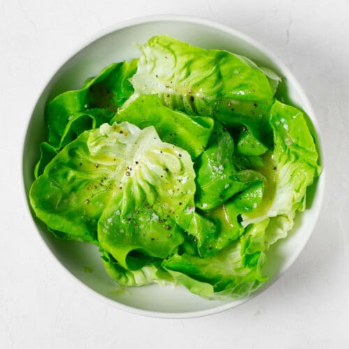 My Favorite Butter Lettuce Side Salad | The Full Helping