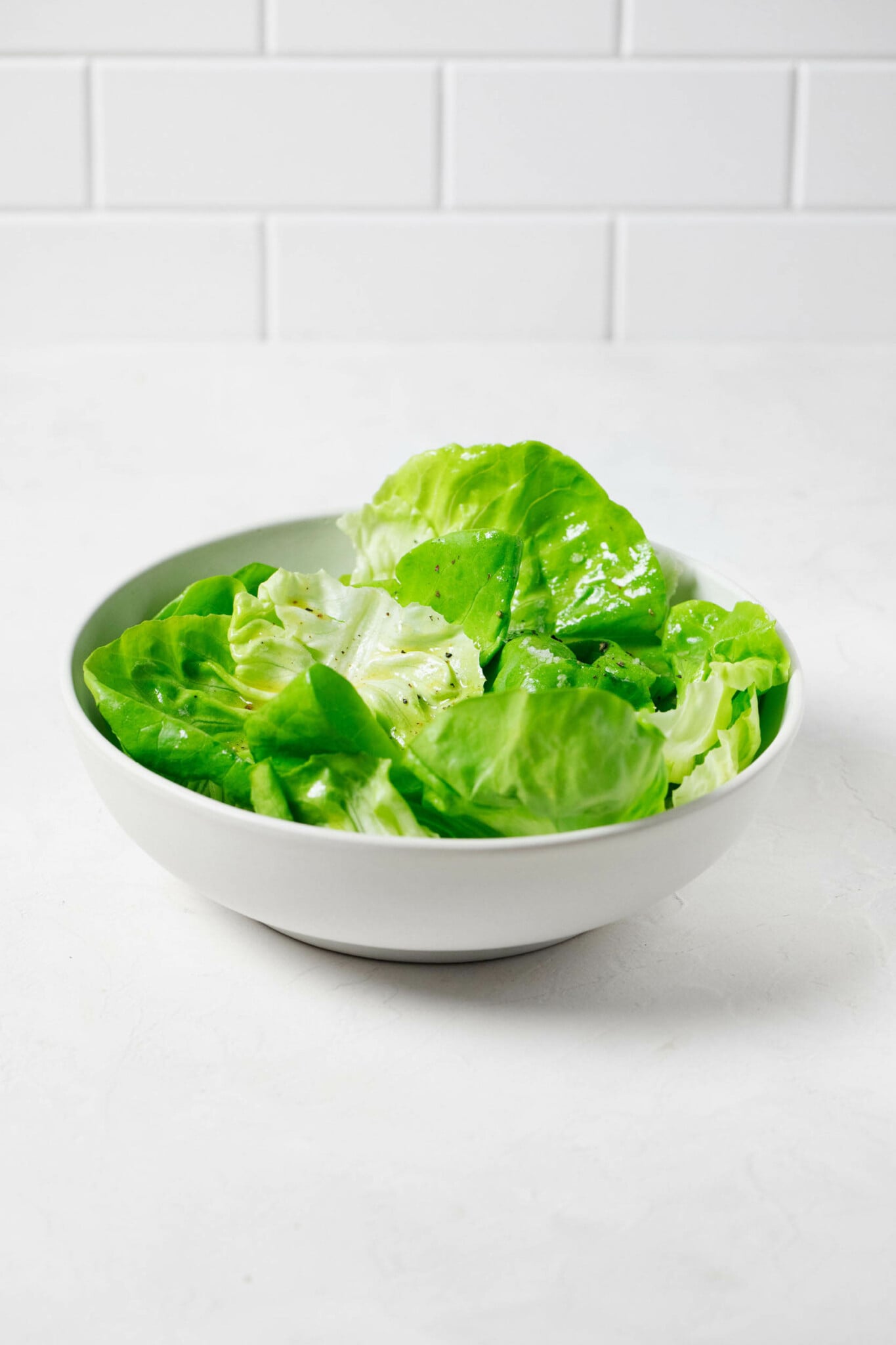 My Favorite Butter Lettuce Side Salad | The Full Helping