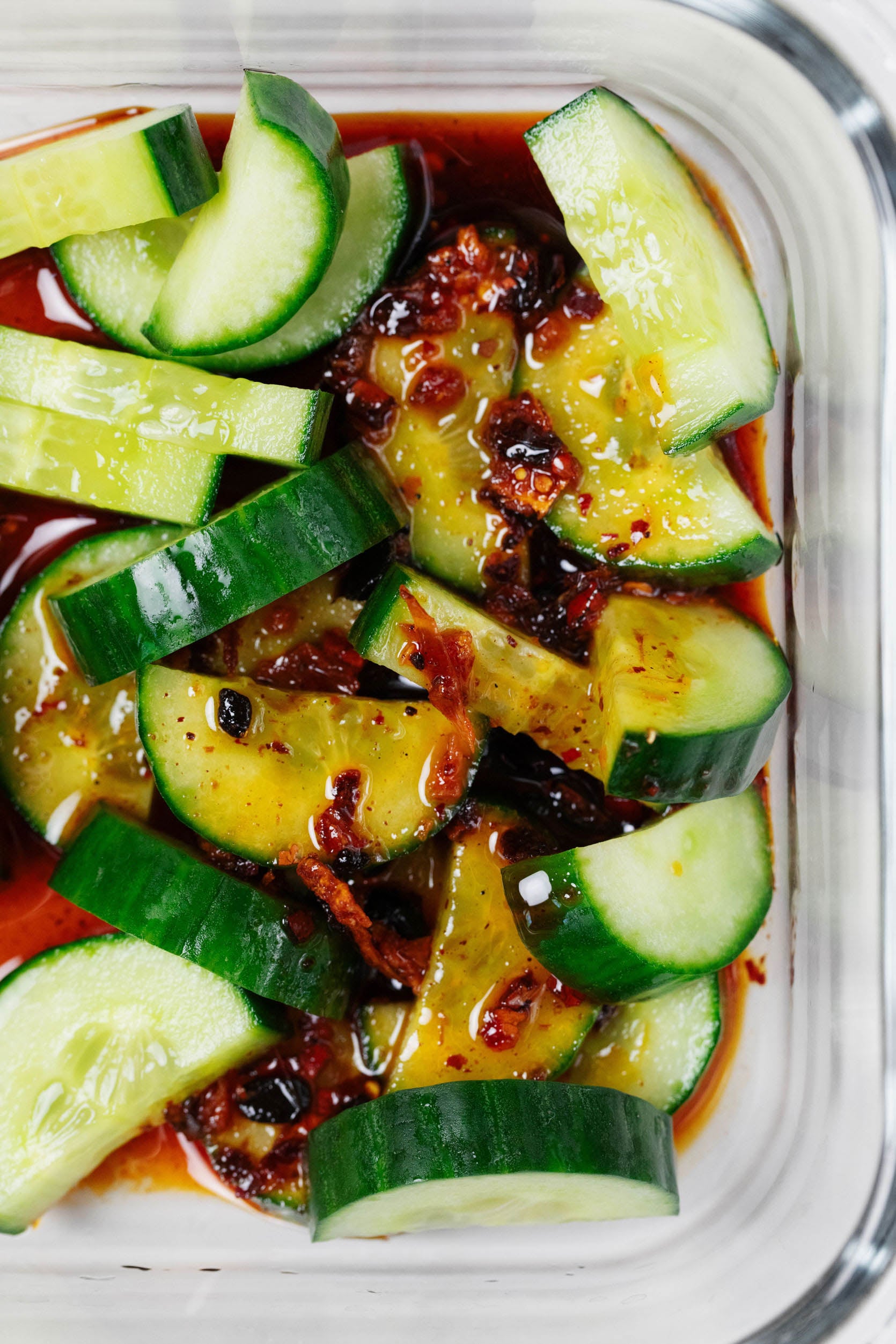 Cucumber Kimchi Chickpea Lunch Boxes | The Full Helping