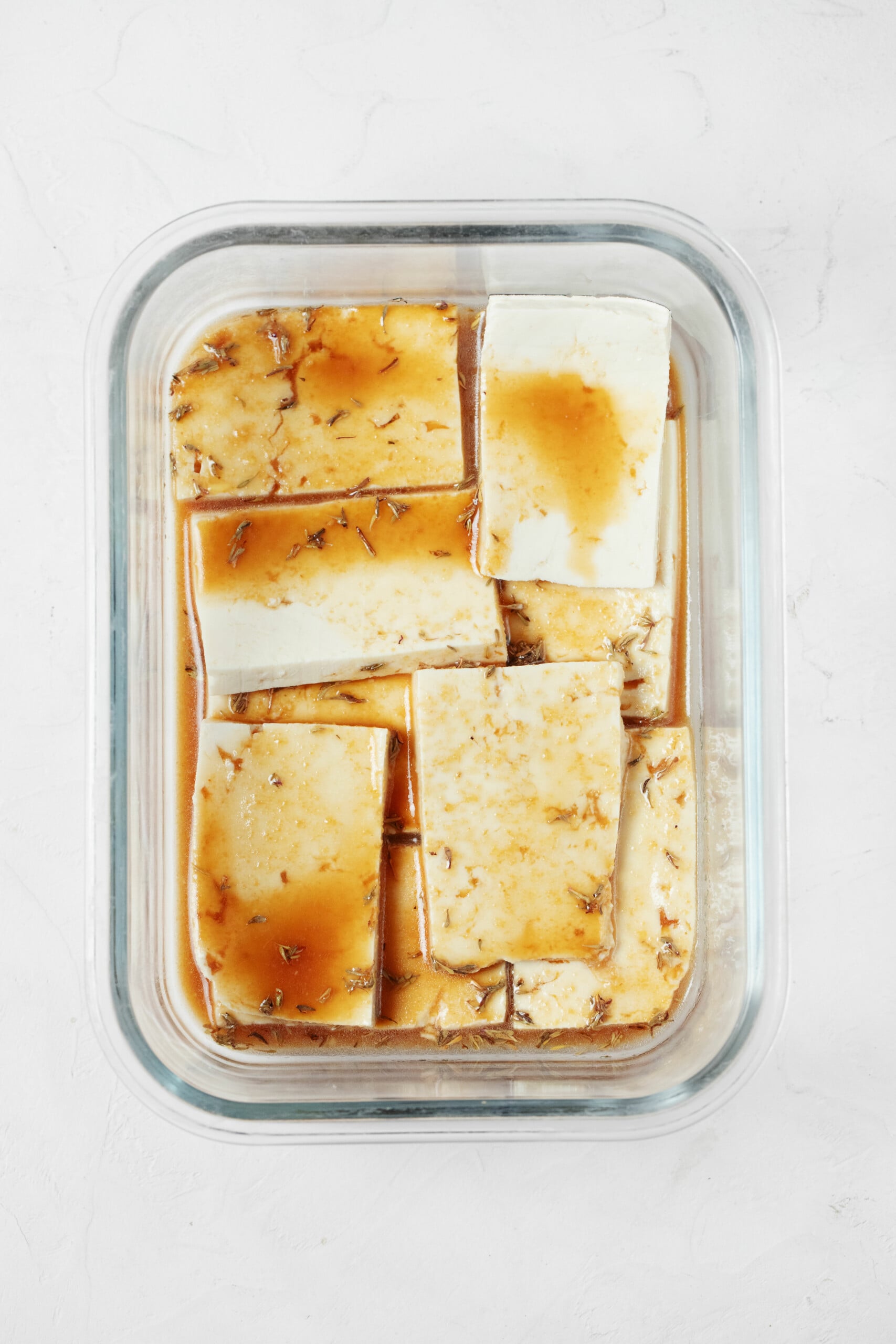 Lemon-Marinated Baked Tofu Slices